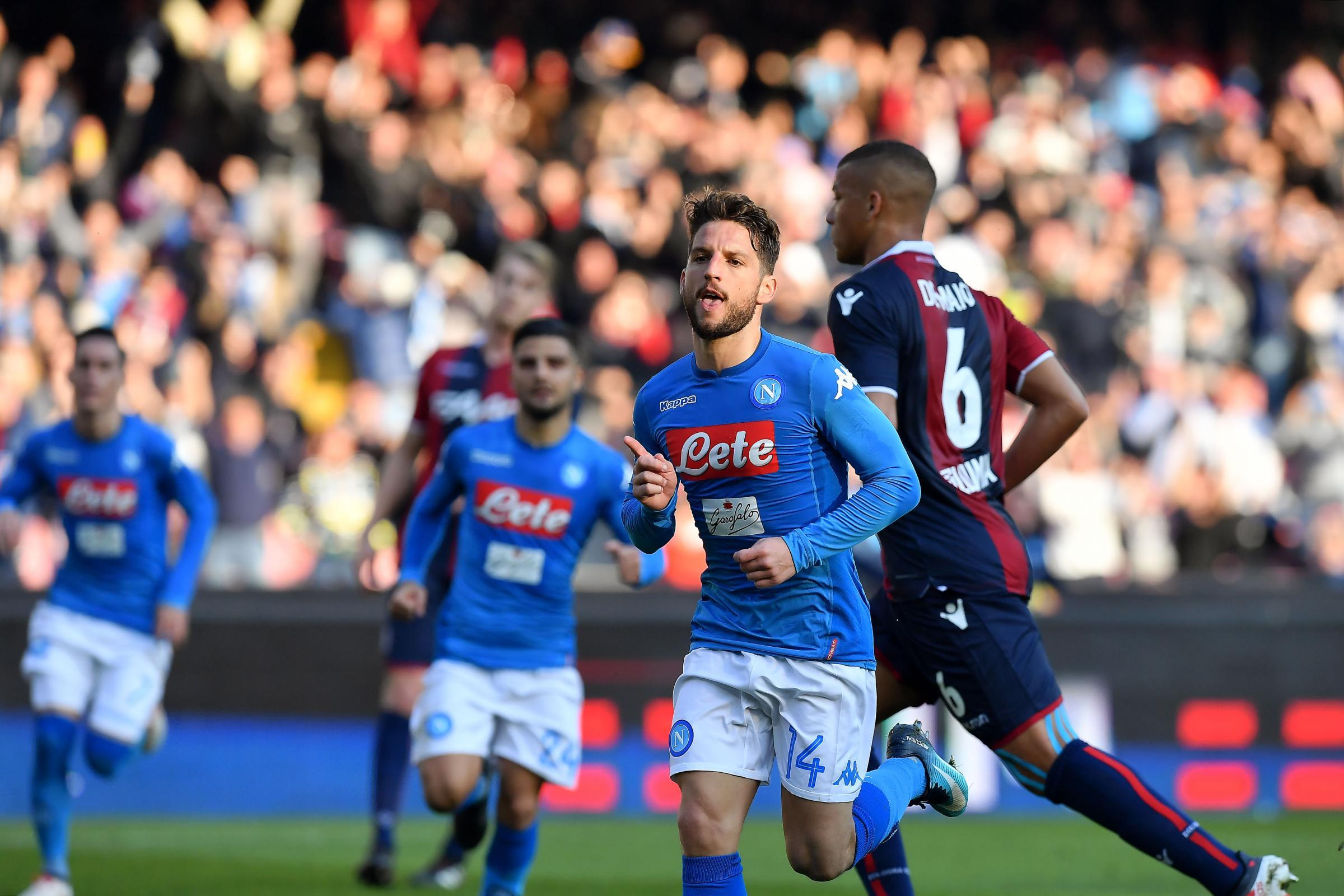 Napoli Bologna 3 1 Super Mertens Riporta Gli Azzurri Al Primo Posto